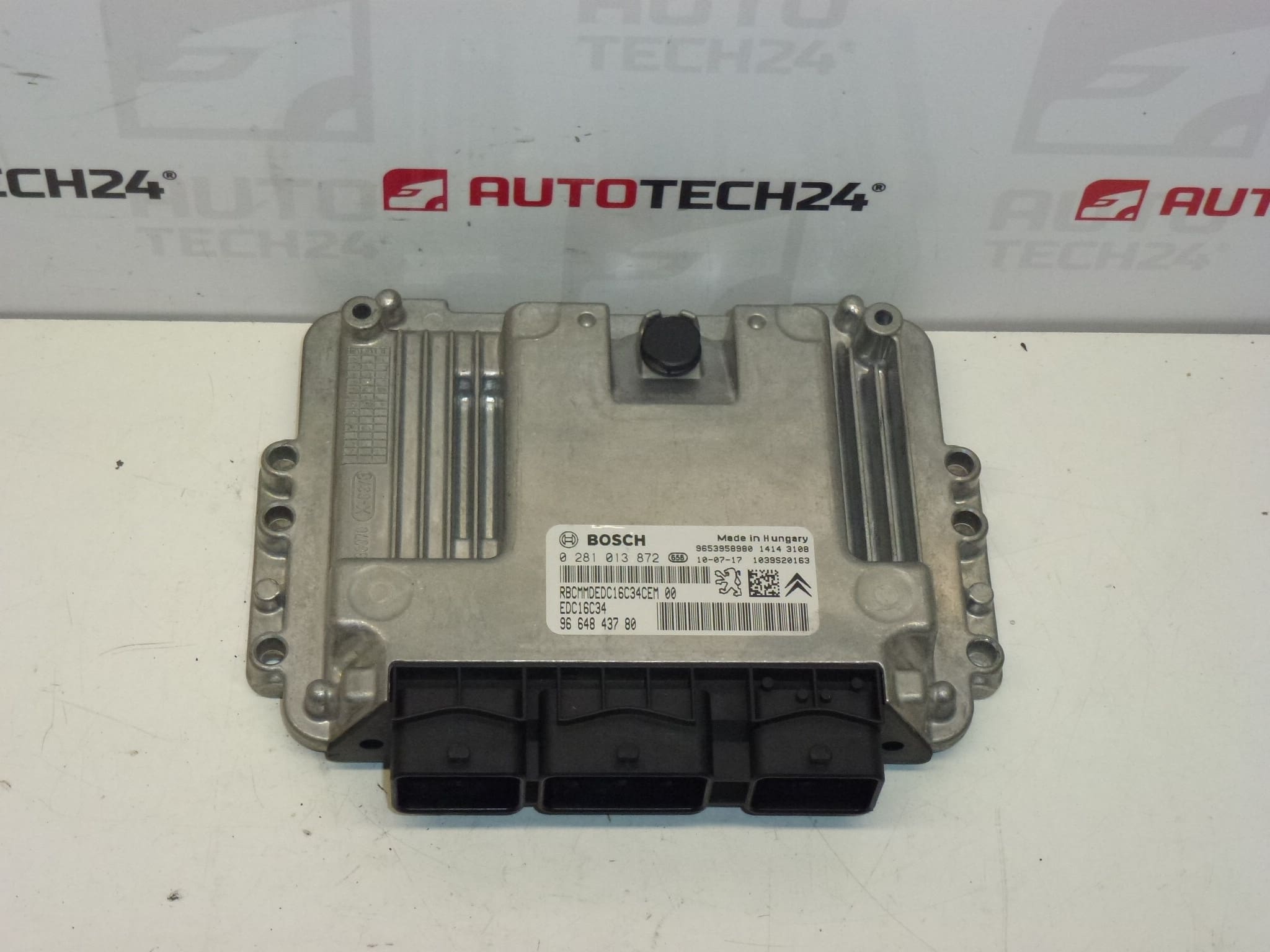 ECU Virgin Bosch EDC16C34 Citroën Peugeot 0281013872 9664843780 ...