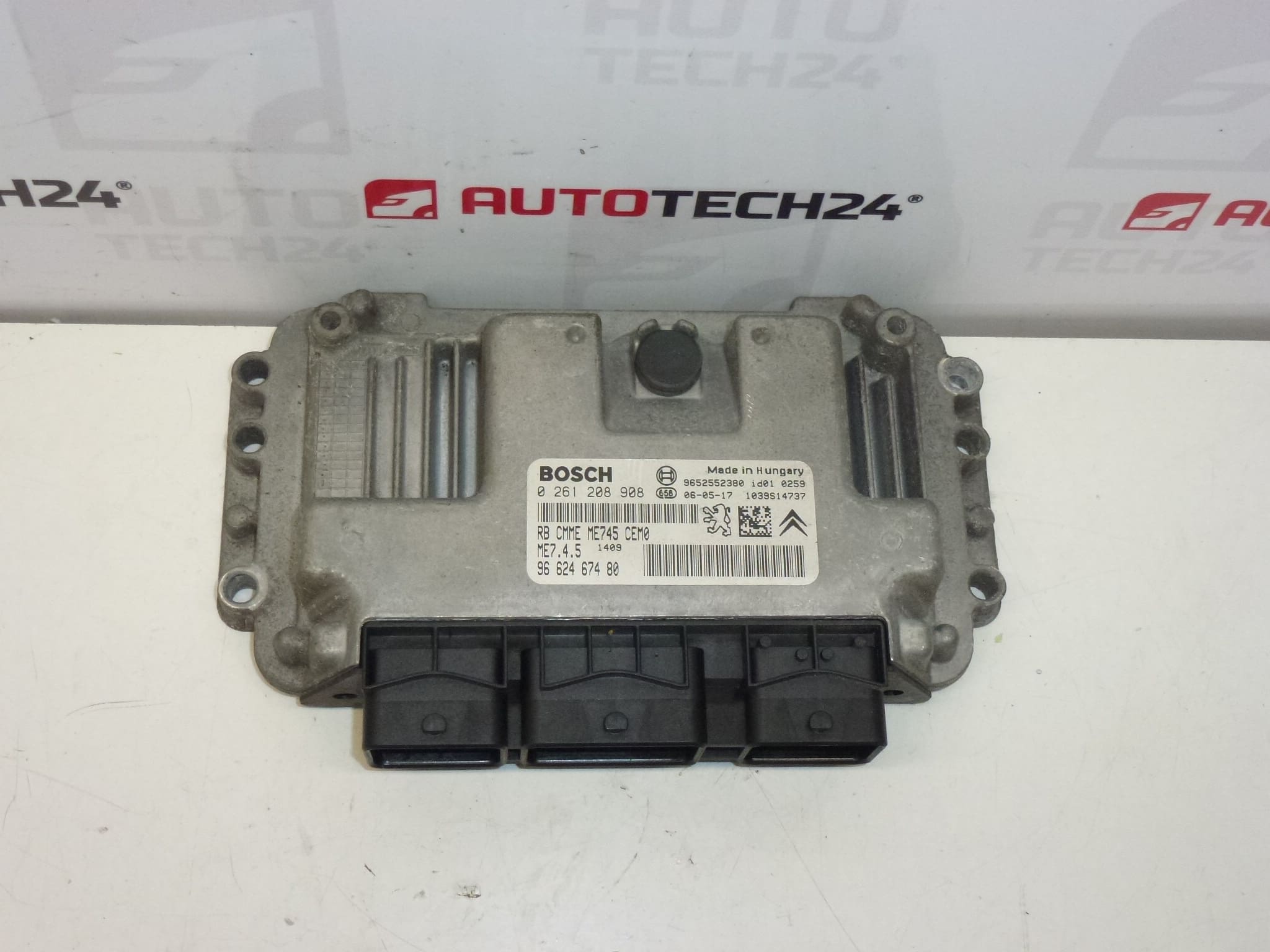 Engine Control Unit Bosch ME7.4.5 0261208908 9662467480 9652552380 ...